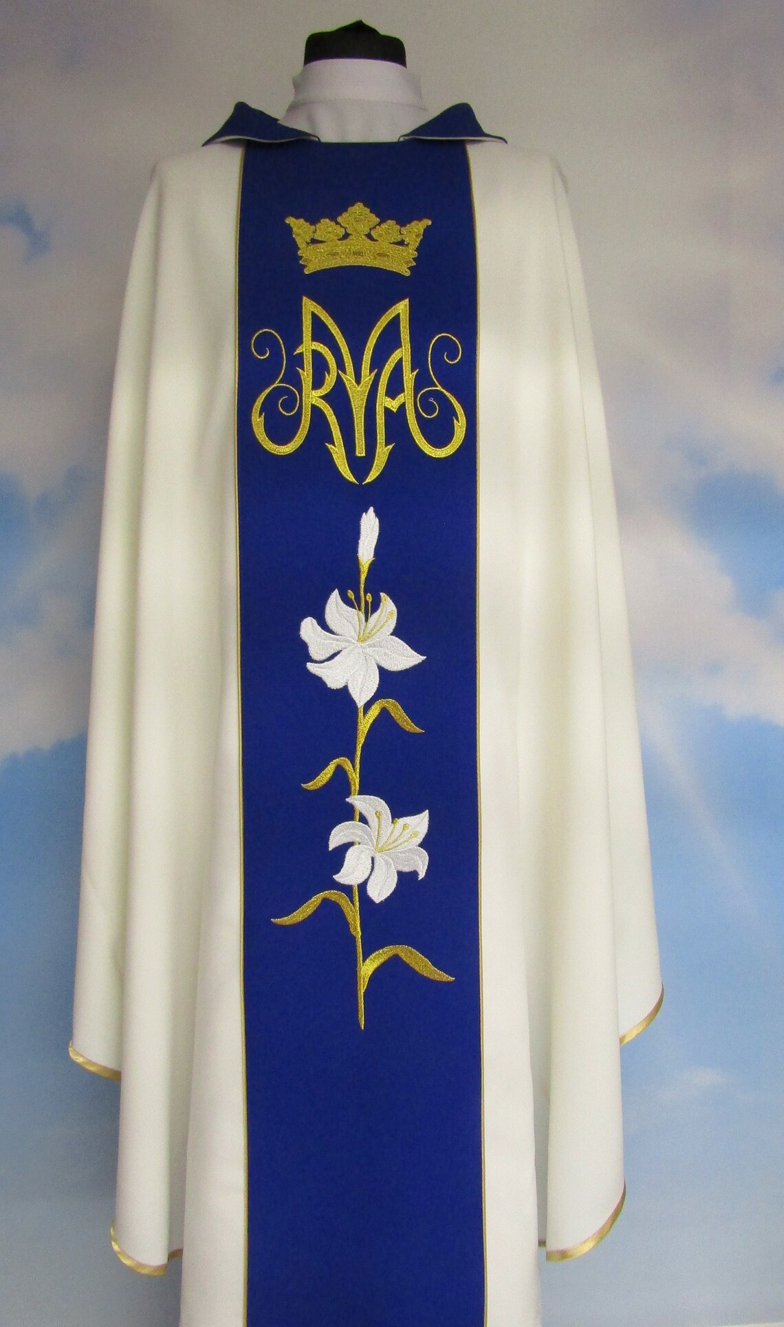 Chasuble for Priest, Vestment With Stola - Etsy