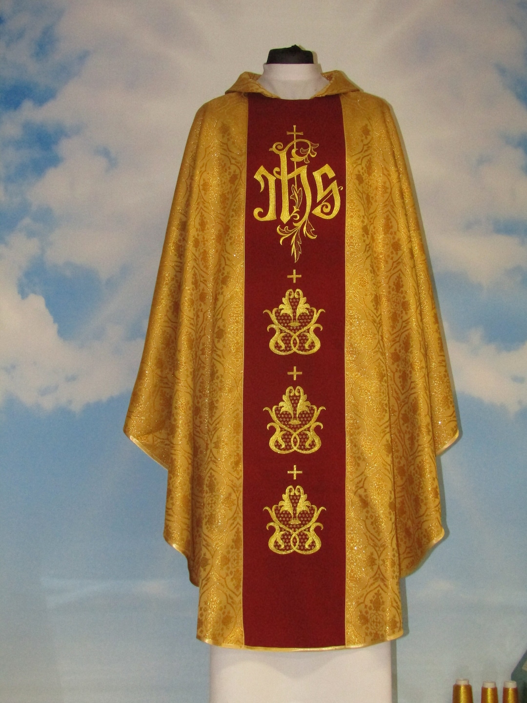 Chasuble for Priest, Vestment With Stola - Etsy