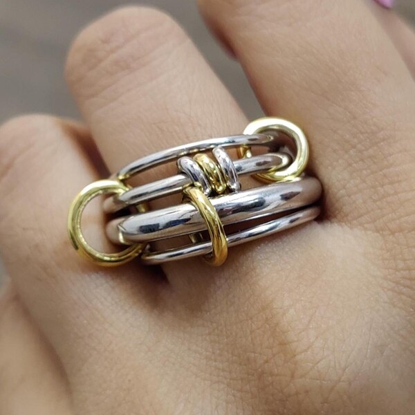 Connected Ring - Etsy
