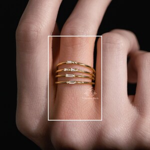 Diamond Morse Code Ring Baguette Ring Women's Half Eternity Ring ...