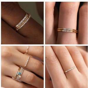 Custom Morse Code Diamond Ring in 14K Solid Gold, Morse Code Ring Personalized Wedding Band ...