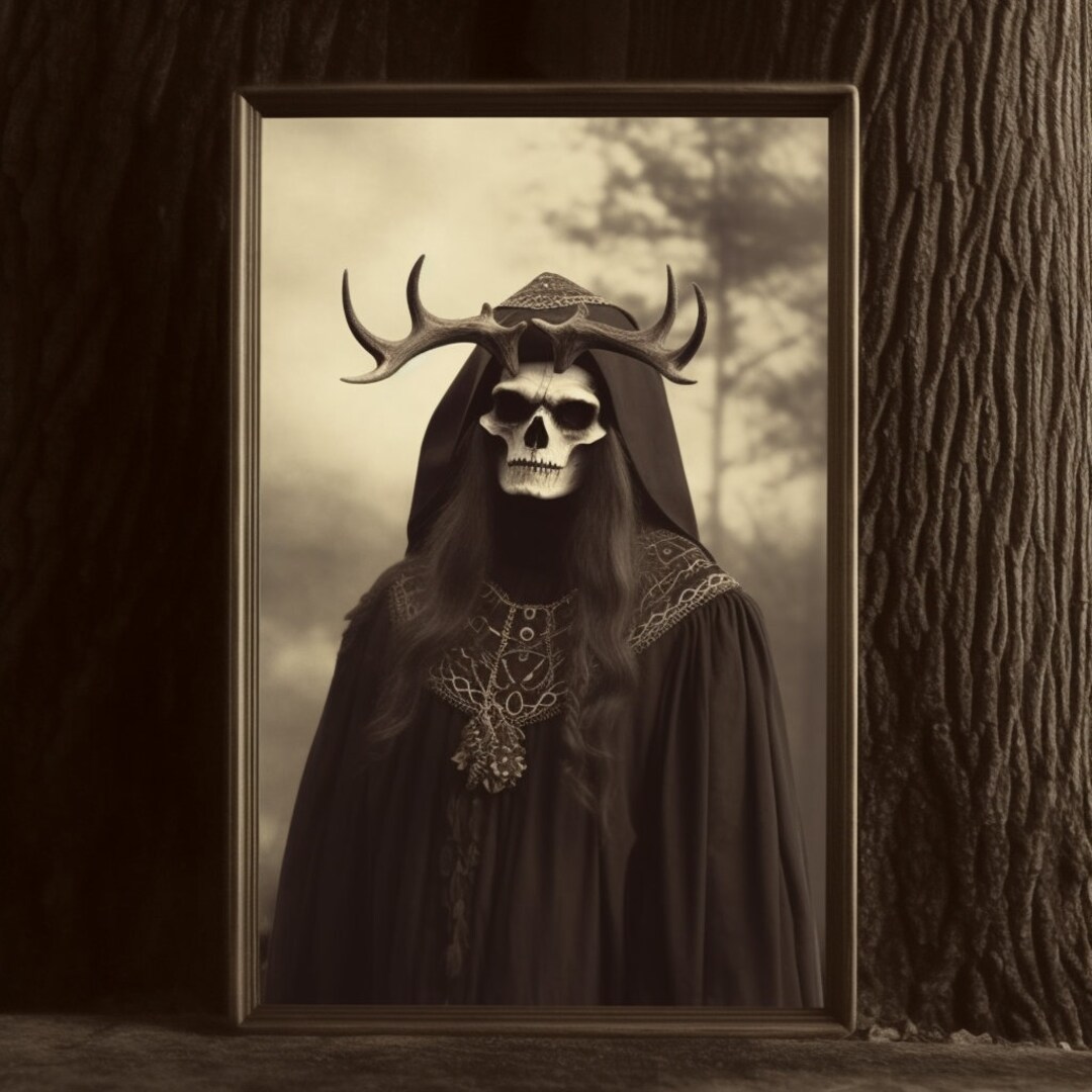 Druid of the Forest Unframed Poster/canvas Art Poster Dark - Etsy