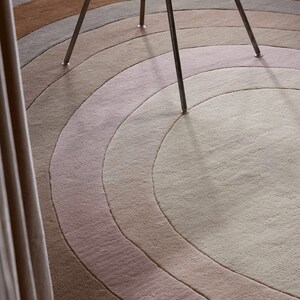 KIDNEY RUG, Kidney Shape Rug, Hand Tufted Vintage Melting Oval: Hand ...