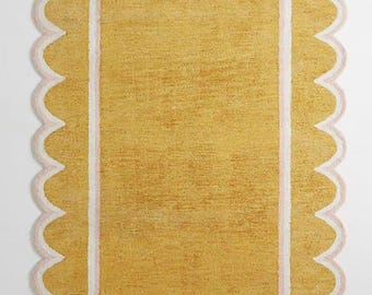 Luxurious Middle Arena Hand Tufted 100% Woolen Area Rug for Hall ...