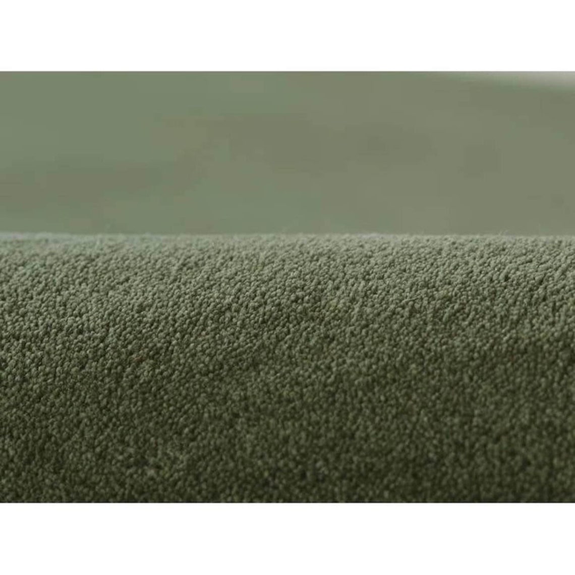 Olive Green Rug, Moss Green Rug, 100% New Zealand Wool Handmade ...