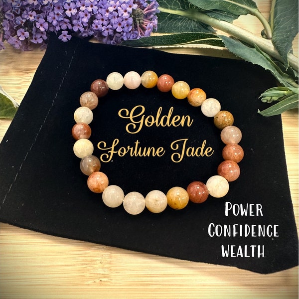 Golden Jade Stone - Etsy