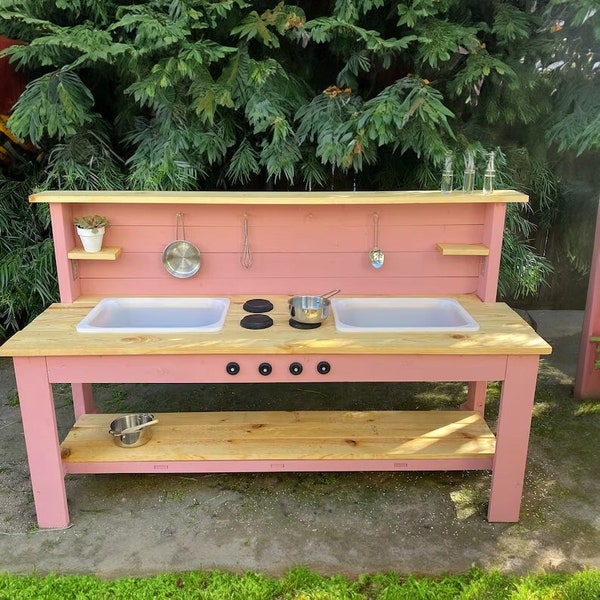 Mud Kitchen for Kids - Etsy