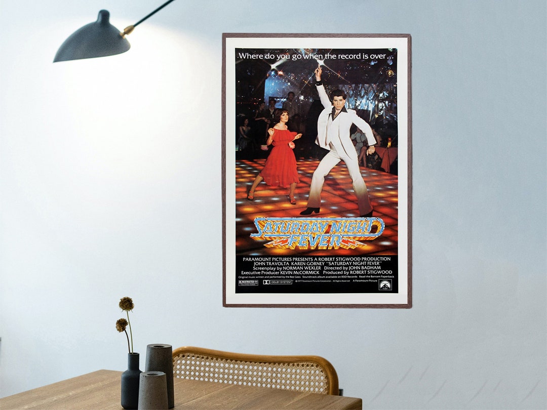 Saturday Night Fever Movie Posters/classic Hit Movie Posters-poster is ...
