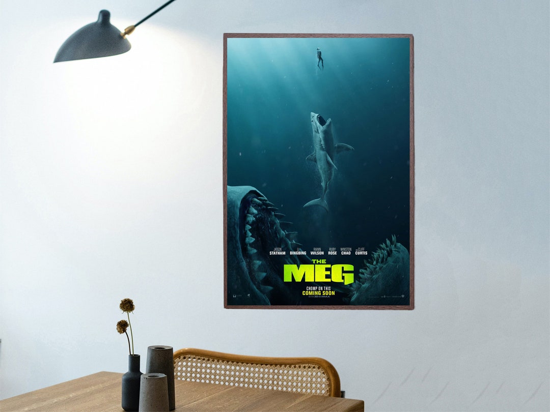 The Meg Movie Posters/classic Hit Movie Posters-poster is Printed on ...