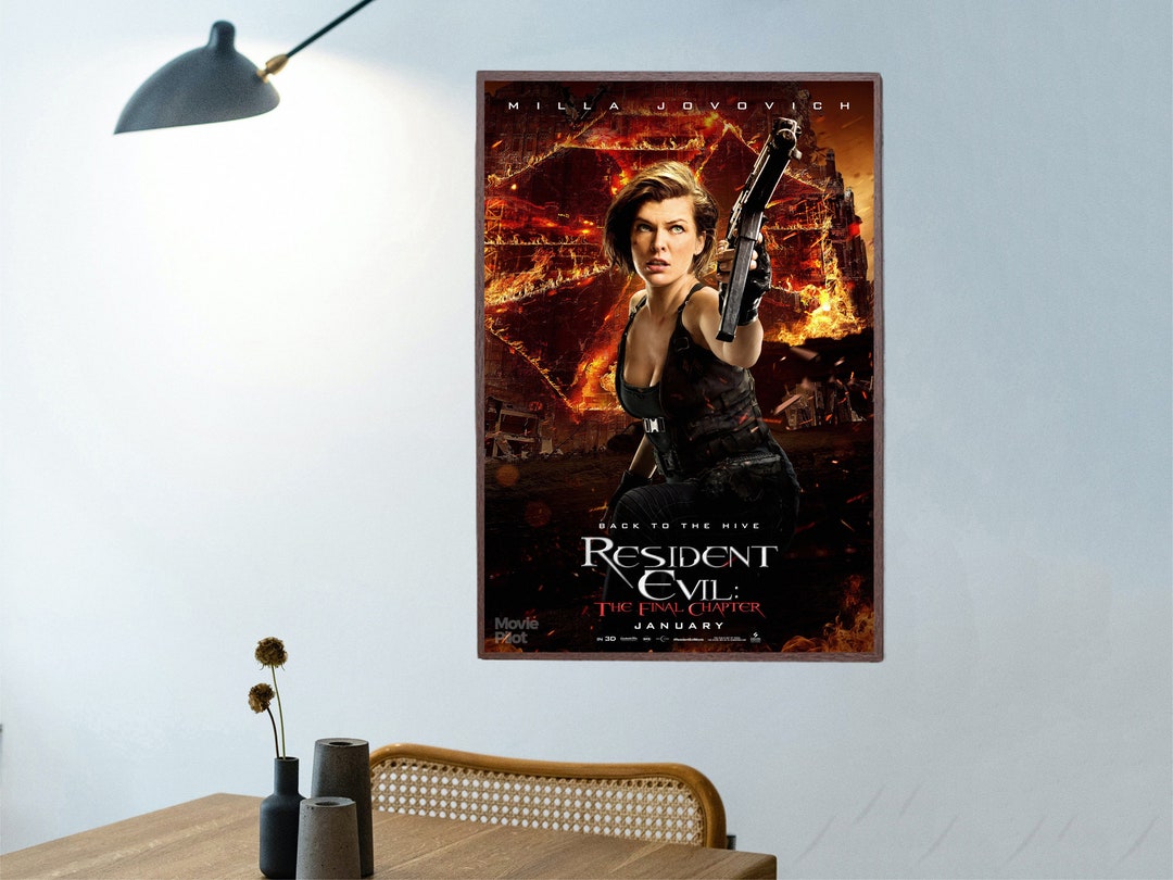 Resident Evil the Final Chapter Movie Posters/classic Hit Movie Posters ...
