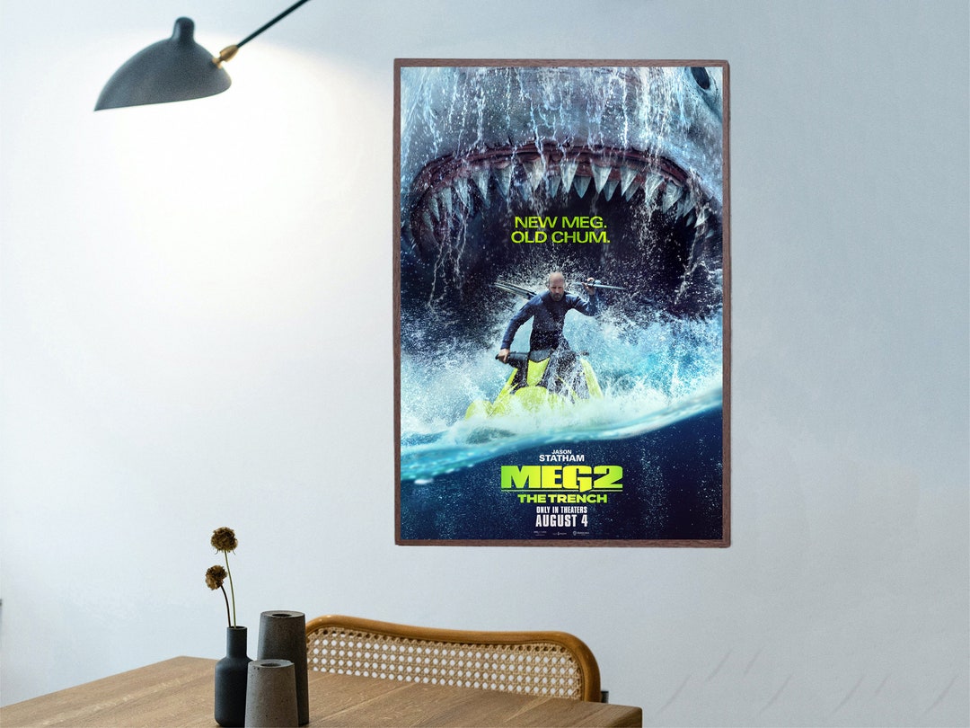 Meg 2 the Trench Movie Posters/classic Hit Movie Posters-poster is ...