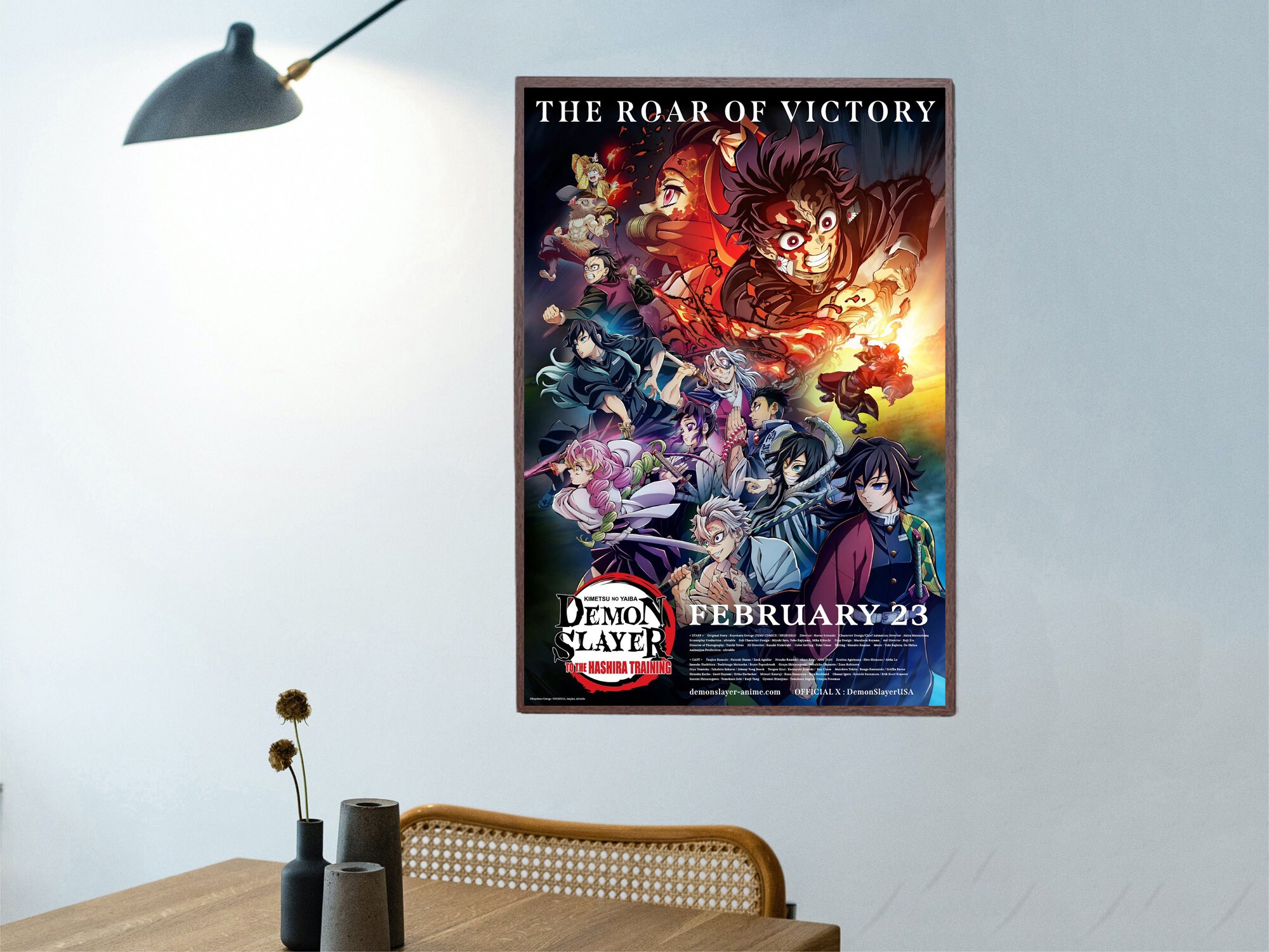 Demon Slayer Kimetsu No Yaiba to the Hashira Training Movie Posters ...