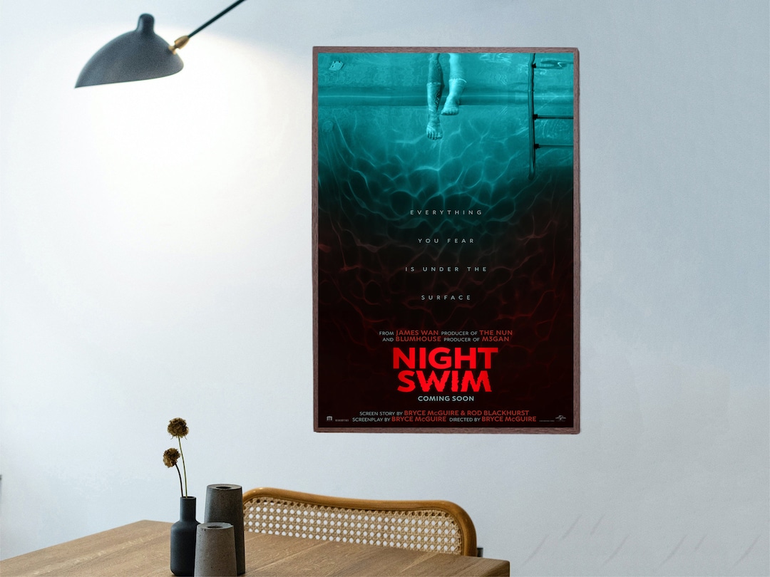 Night Swim Movie Posters/classic Hit Movie Posters-poster is Printed on ...