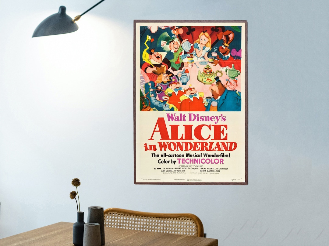 Alice in Wonderland Movie Posters/classic Hit Movie Posters-poster is ...