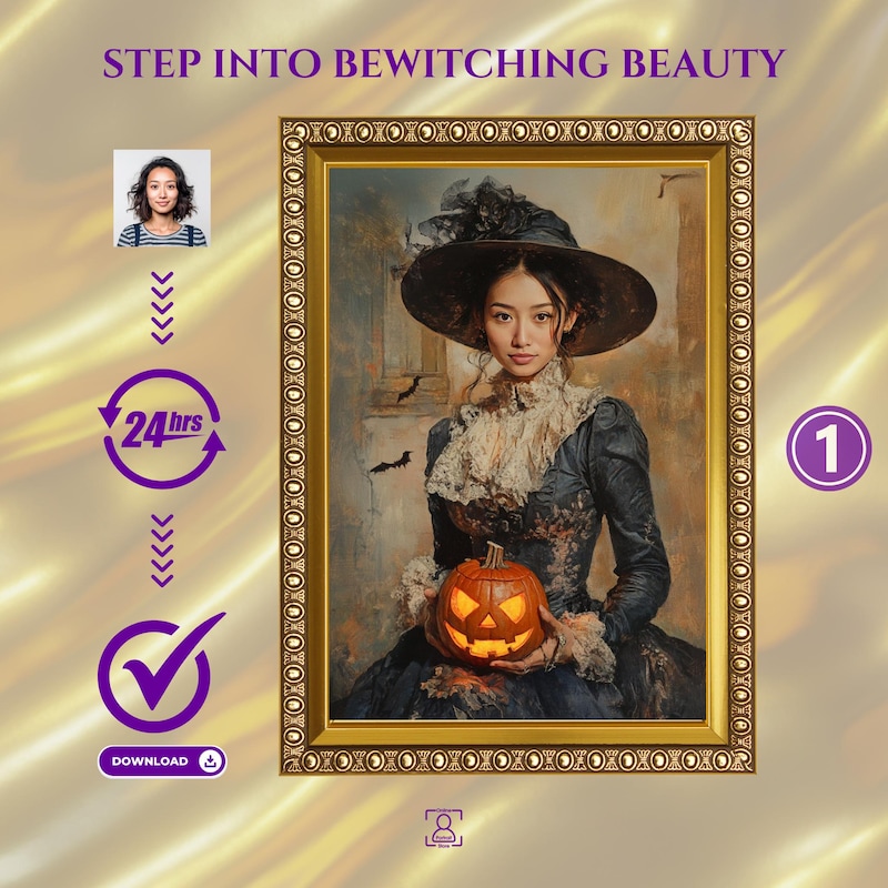 Witch Portrait - Etsy