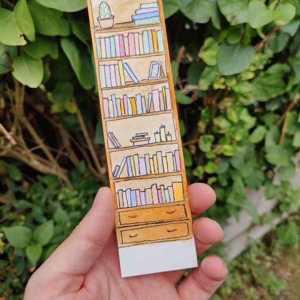 Painted Bookcase - Etsy