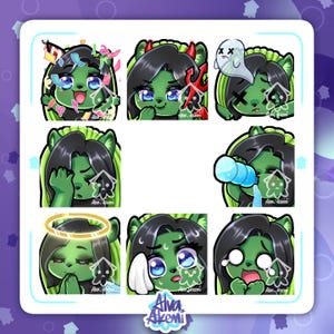 CUSTOM Emote and Badges in Chibi Style for Twitch, Youtube and Discord ...