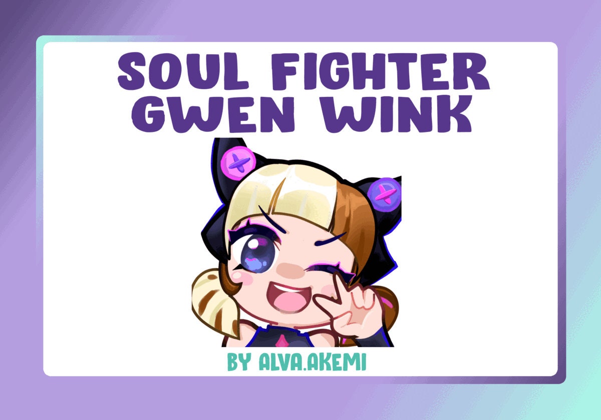 Animated Soul Fighter Gwen Emote P2U - Etsy