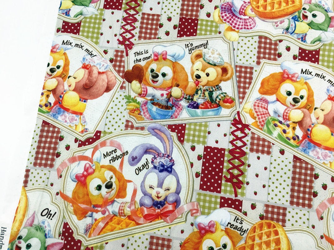 Duffy Shelliemay and Friends Fabric Disney Duffy Fabric Pure Cotton ...