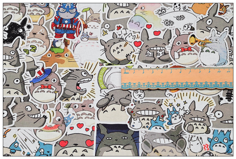 Japanese Anime Fabric Animation Fabric Pure Cotton Cartoon Cotton ...