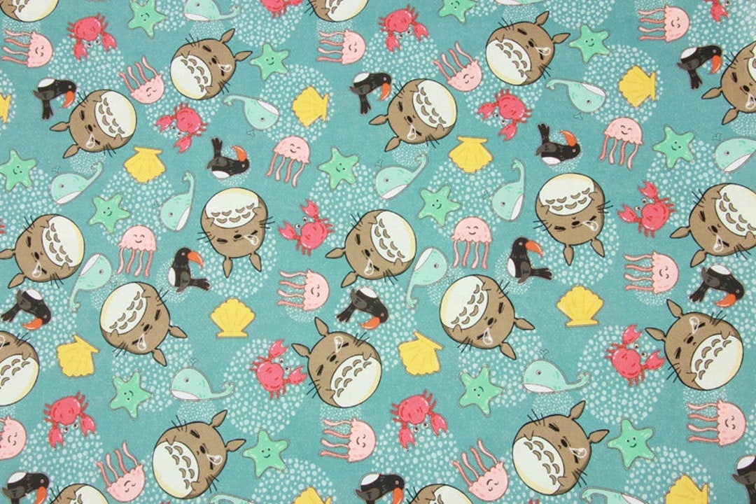 Japanese Anime Fabric Anime Cotton Fabric Pure Cotton Cartoon Cotton ...