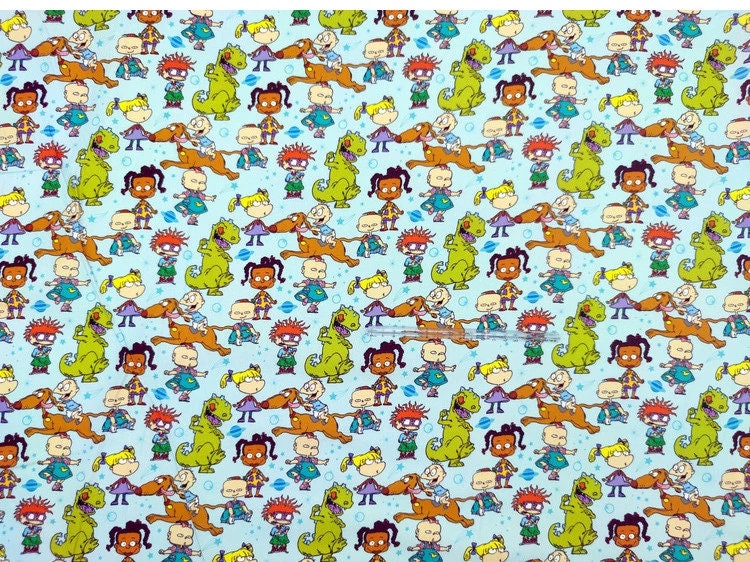 Rugrats Fabric Toddlers Fabric Cartoon Anime Fabric Pure - Etsy