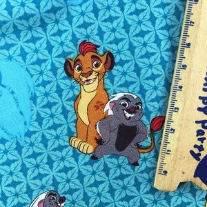 Lion King Fabric Lion Simba Mufasa Anime Fabric Pure Cotton Cartoon ...