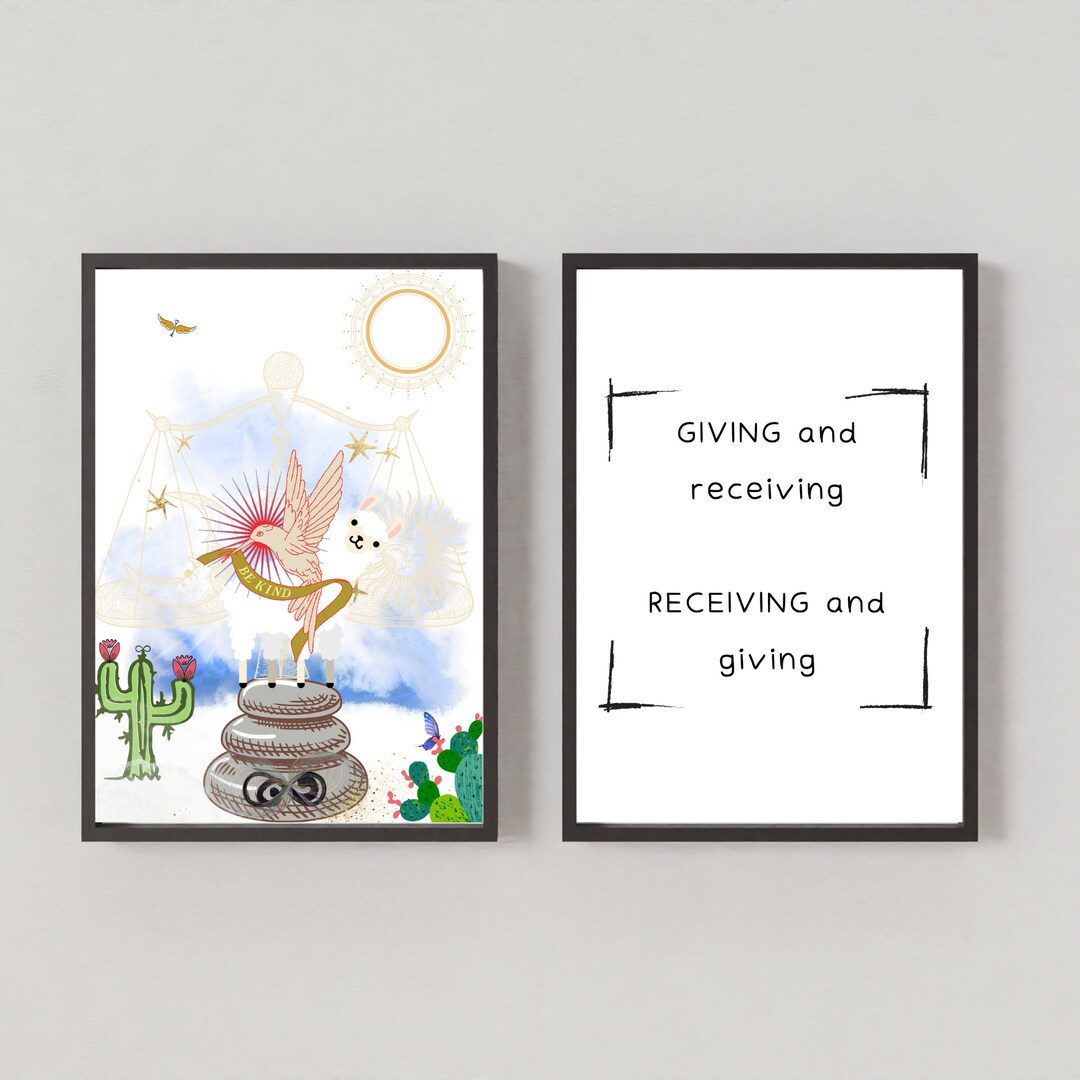 Humming Bird and Lama on Balancing Stones, Positive Affirmation Quote ...