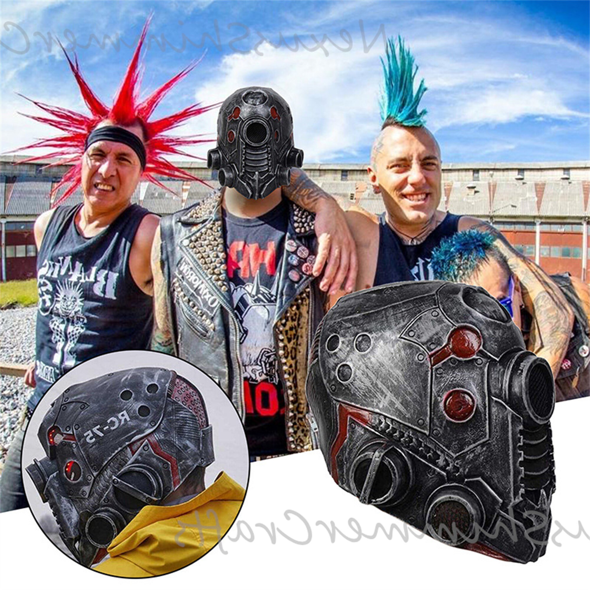 Sci Fi Robot Mask/helmet Cosplay Cyberpunk Halloween Mask - Etsy