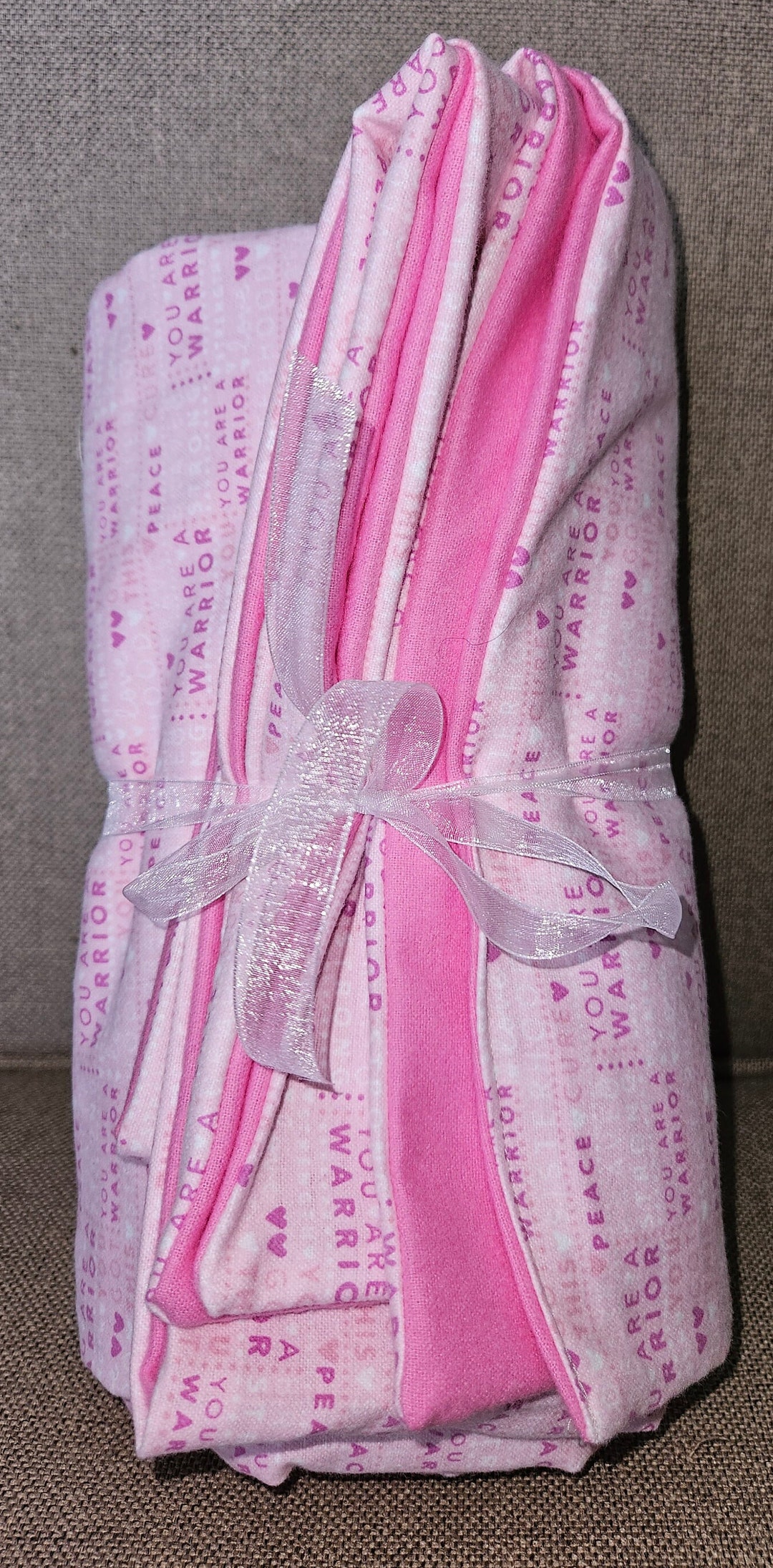 Cancer Support Flannel Blanket - Etsy