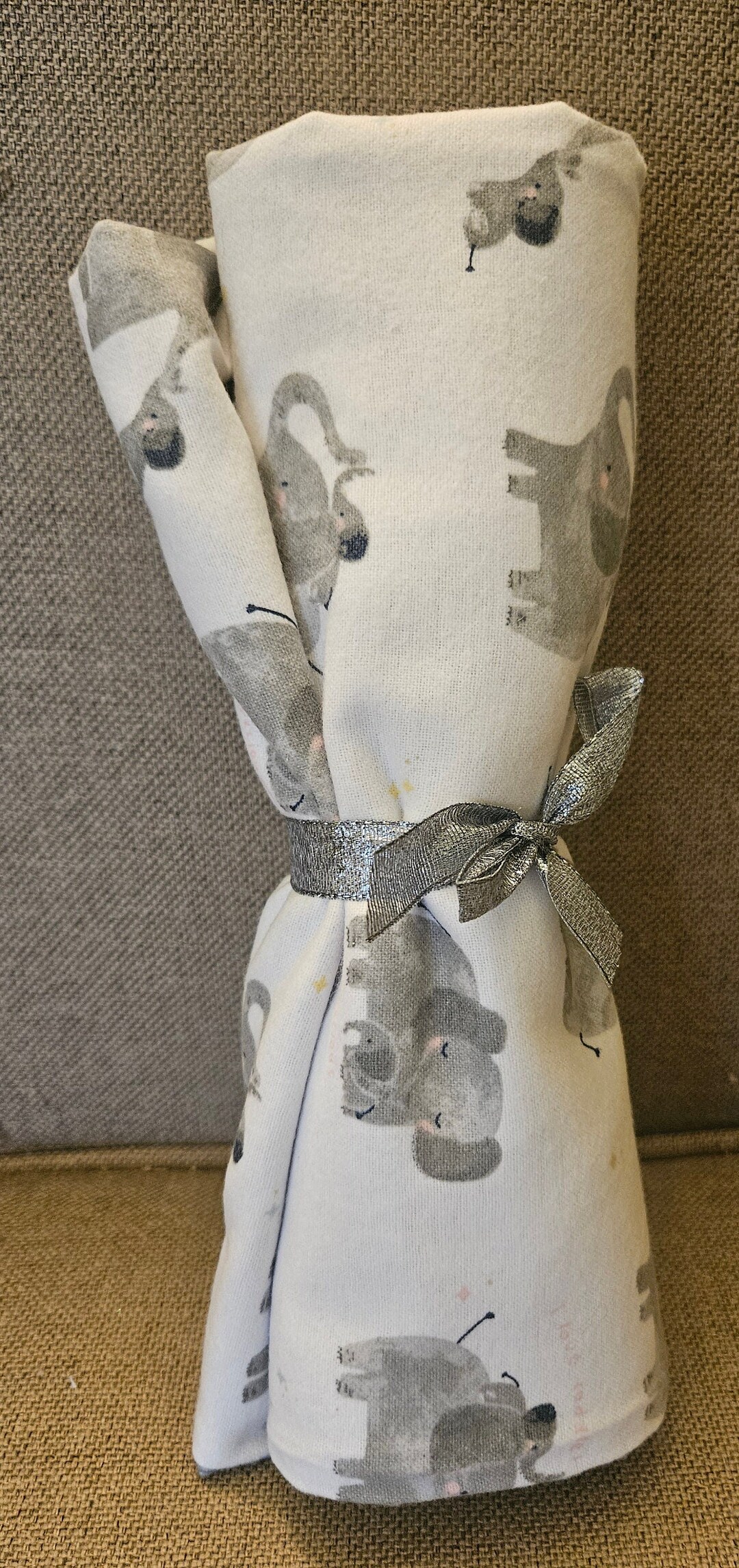 Sweet Elephants Flannel Baby Blanket - Etsy