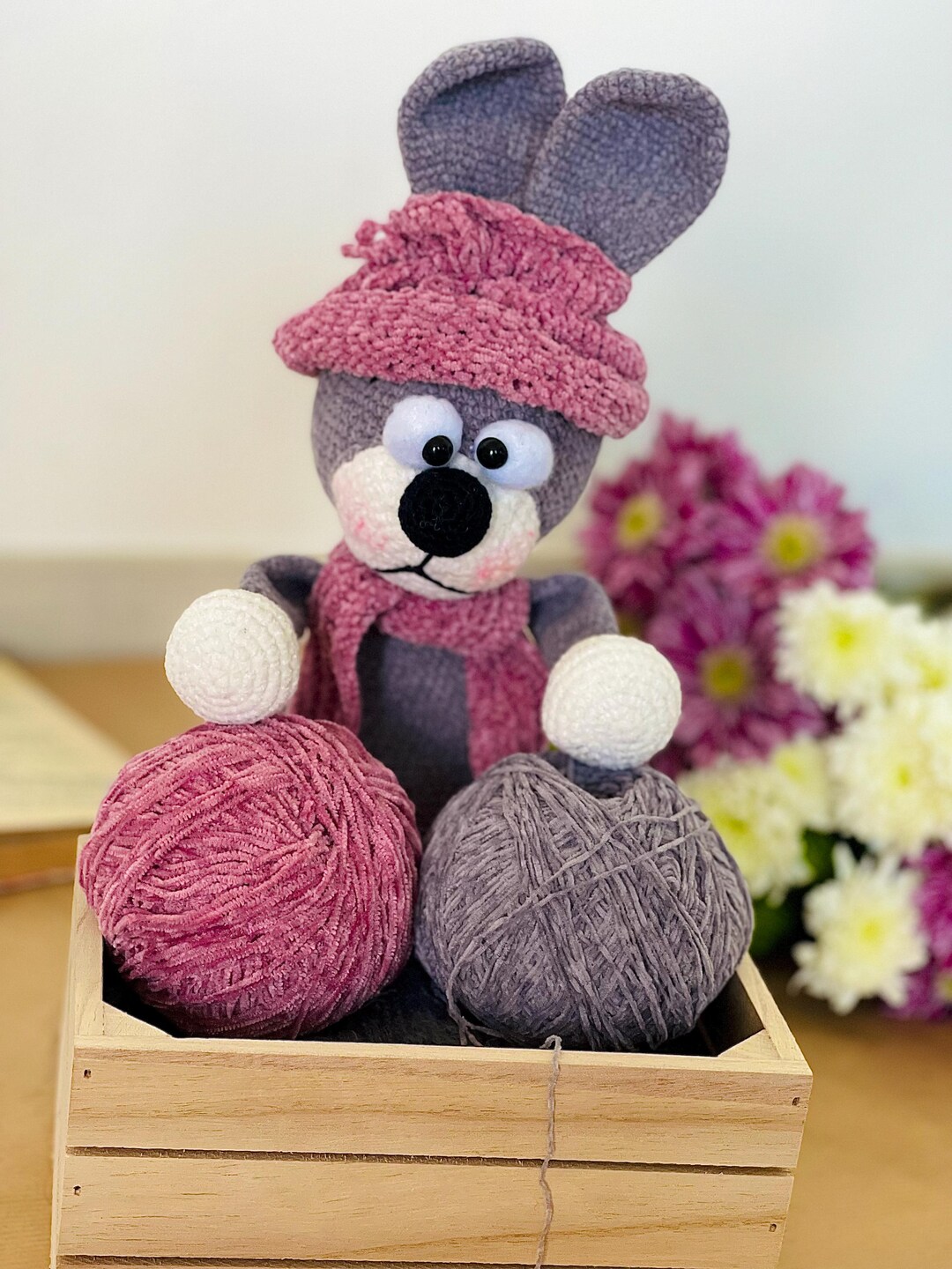 Soft Toy, Plush Toy, Hare, Knitted Hare, Plush Hare, Crochet Hare ...