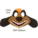 Meerkat Mask Pattern, Child Size, Costume Mask, Sewing Pattern, Digital ...