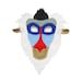 Pattern Costume Mandrill Monkey Mask Sewing Pattern, Child Size ...