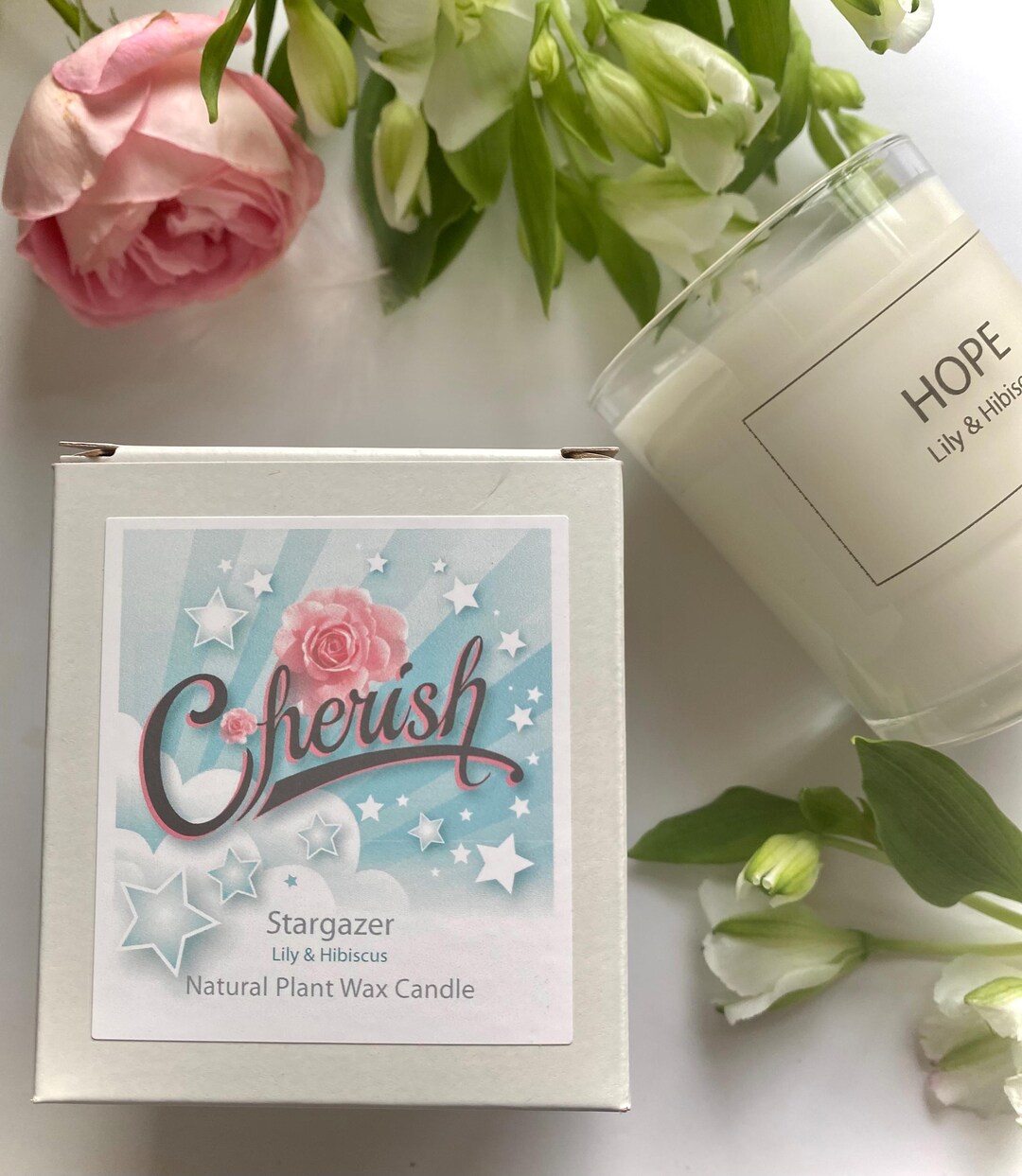 Cherish Lily & Hibiscus 'stargazer' Natural Plant Wax Candle 20CL - Etsy
