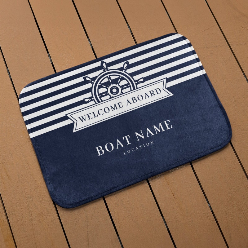 Small Nautical Floor Mat - Etsy UK