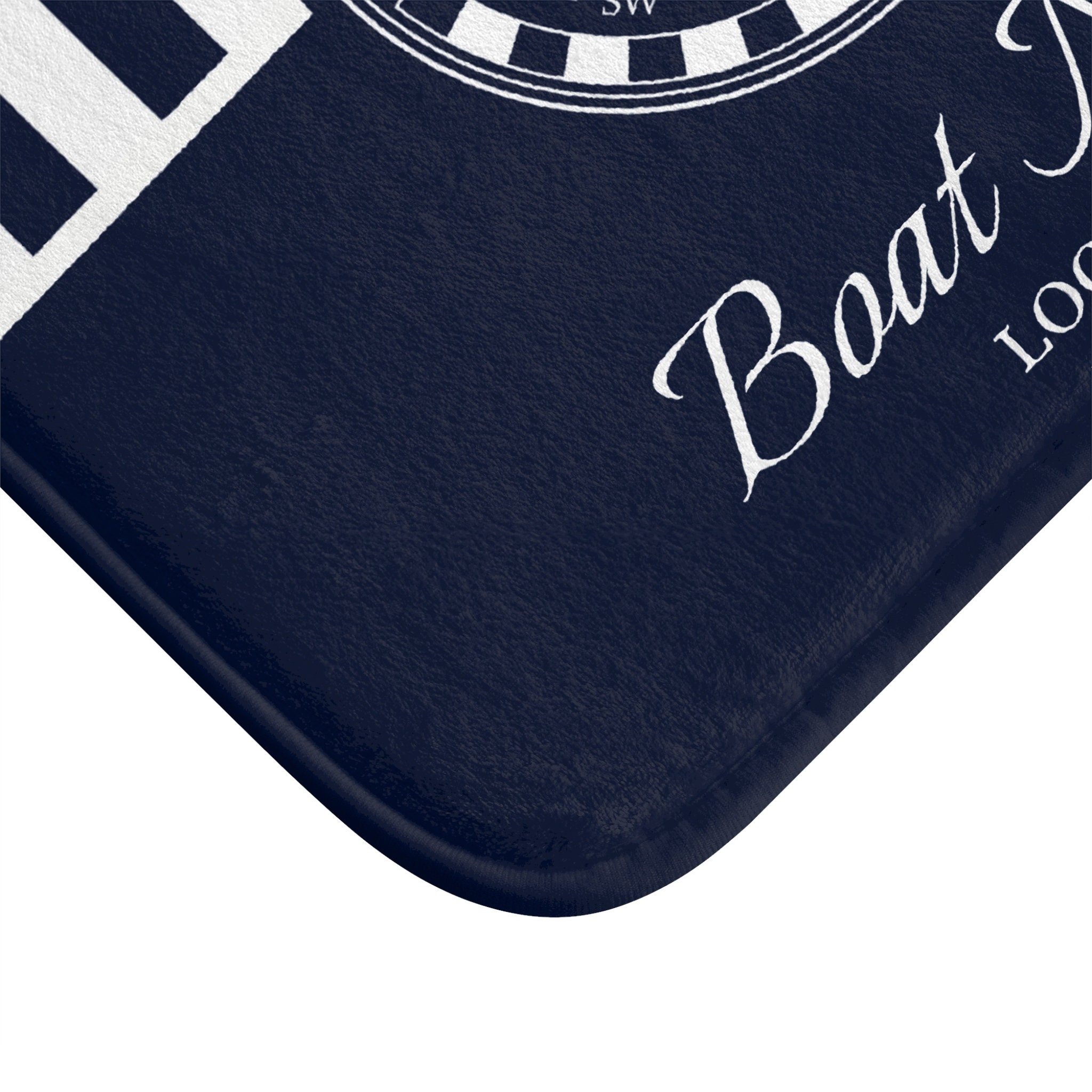 Personalized and Custom Luxury Design Boat Bath Mat, Bath Mat, Nautical ...