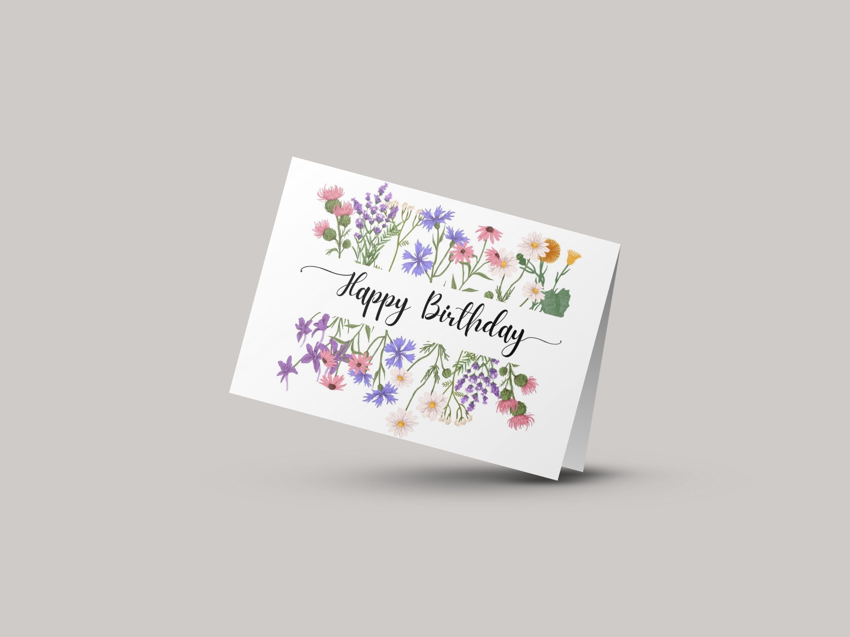 Printable Birthday Card Instant Download DIY Card Personalized Birthday ...
