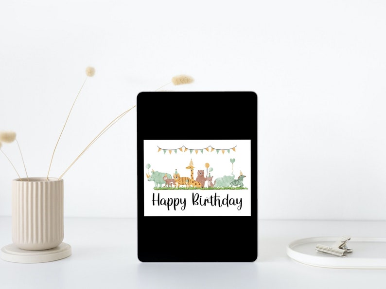 Printable Birthday Card Instant Download DIY Card Personalized - Etsy