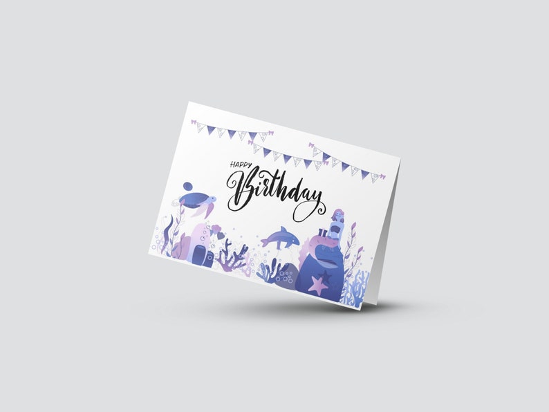 Printable Birthday Card Instant Download DIY Card Personalized - Etsy