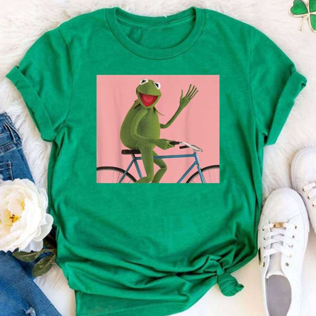 The Muppets Kermit the Frog Bike Ride - Etsy