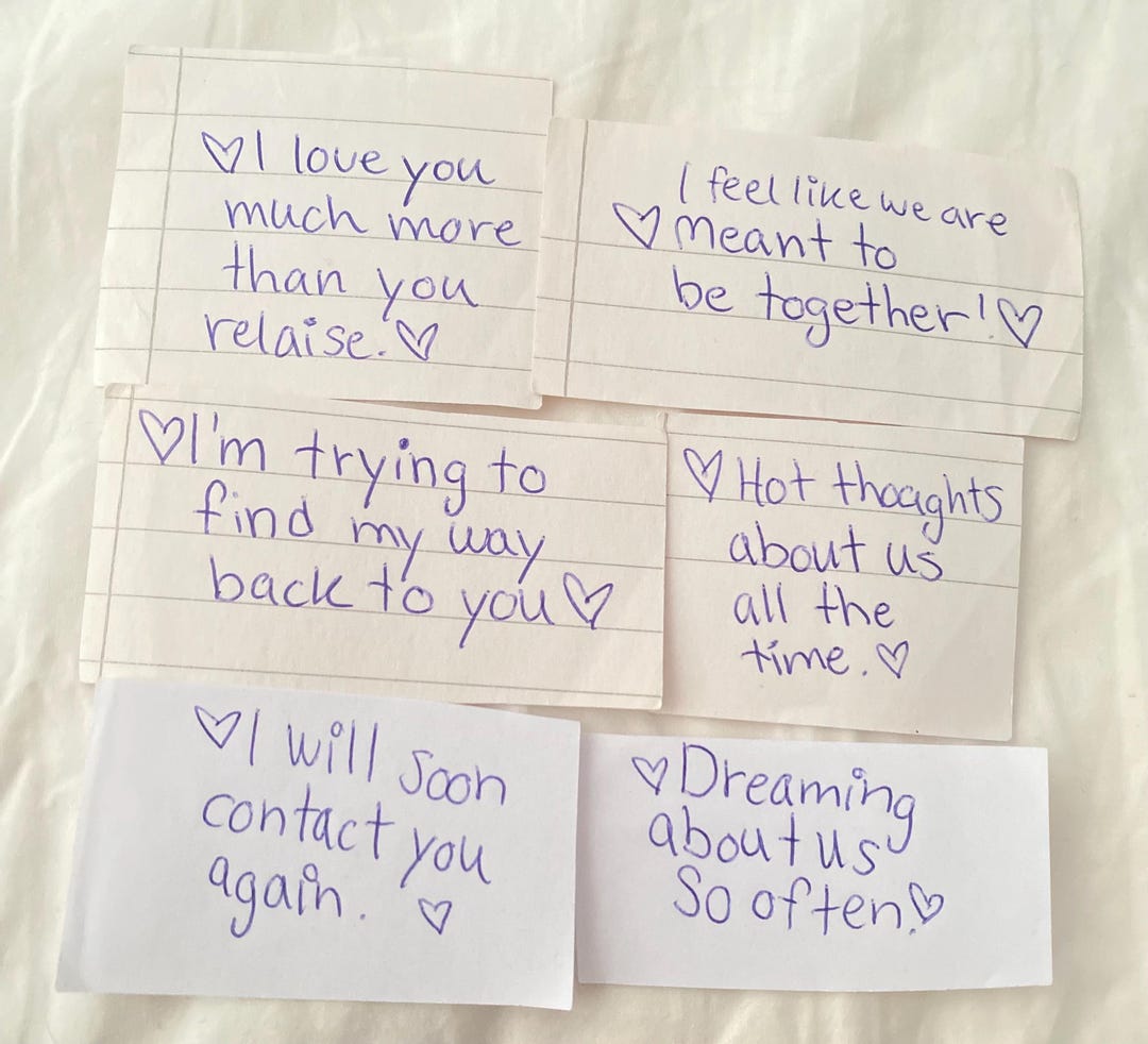 6 Love Messages - Etsy