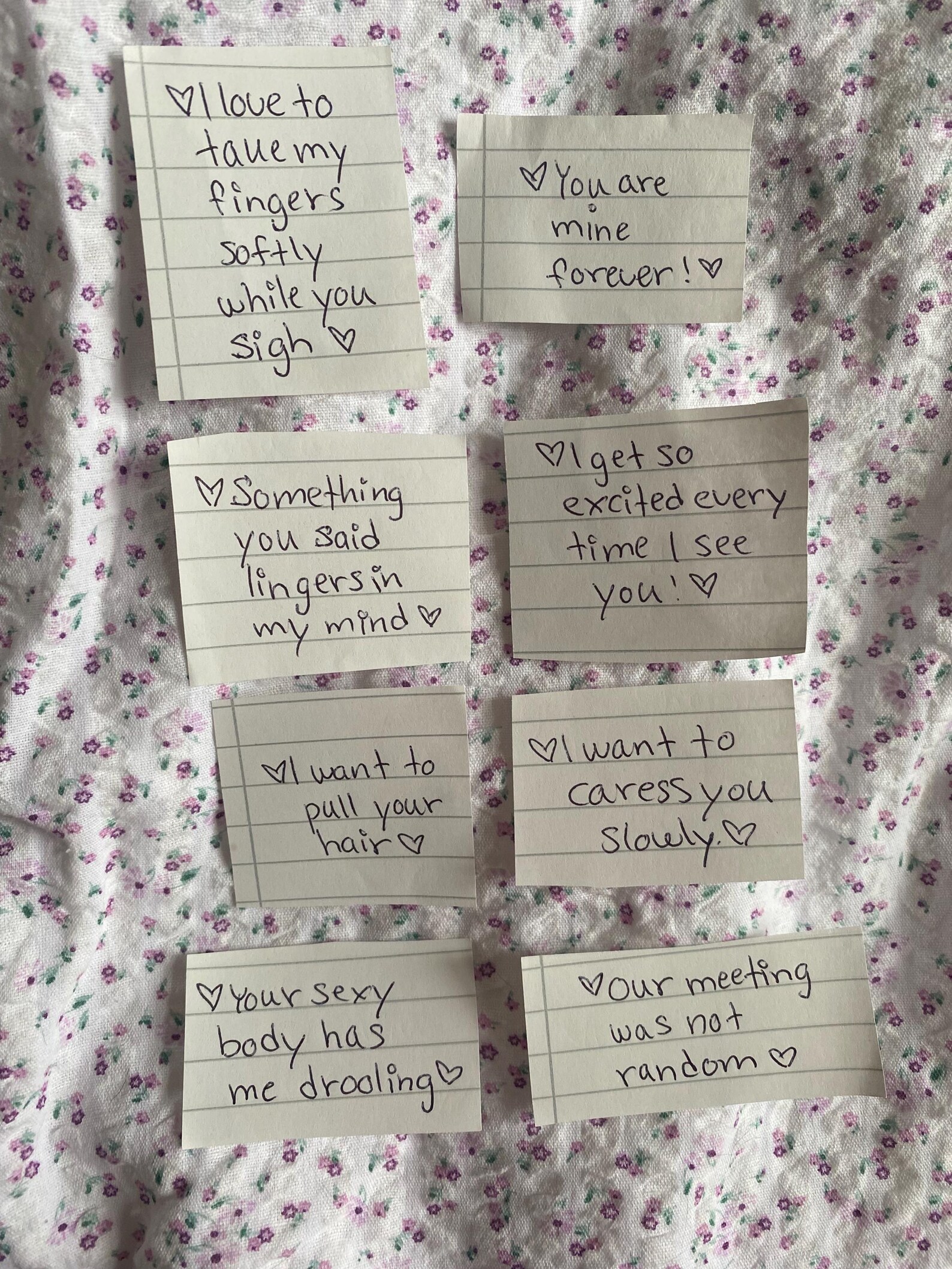 8 Love Messages From Your Person handwritten Love Cards, Same Day - Etsy