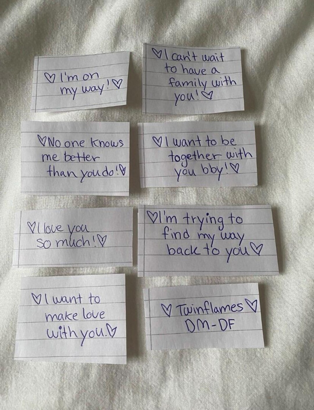 Love Messages From Your Person handwritten Love Cards - Etsy