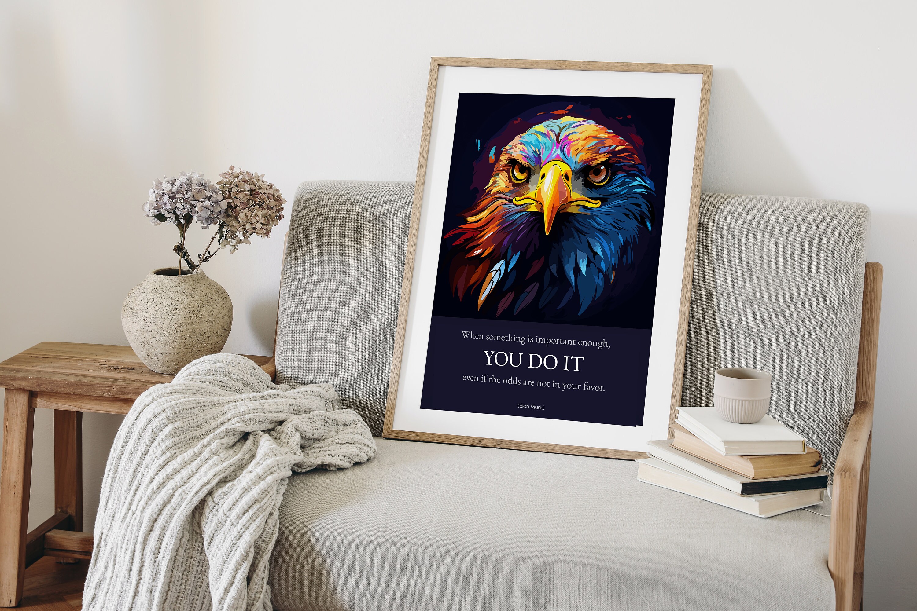 Motivational Poster Eagle Elon Musk - Etsy