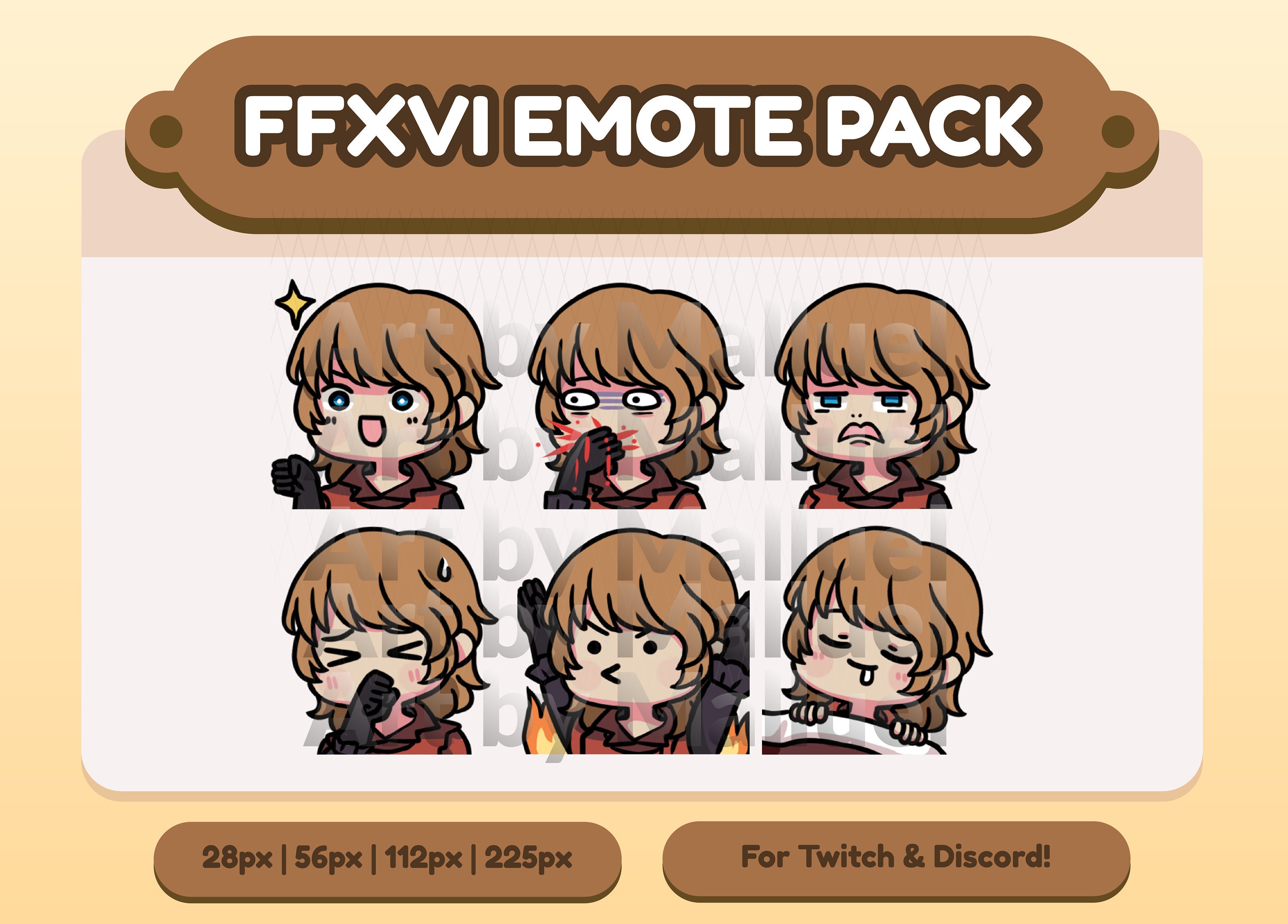 FFXVI Emote Set - Joshua - Etsy