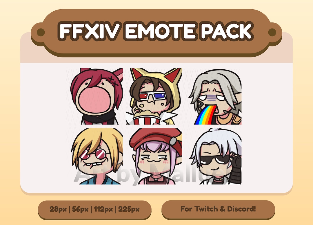 FFXIV Emote Set 3 | Scions - Etsy