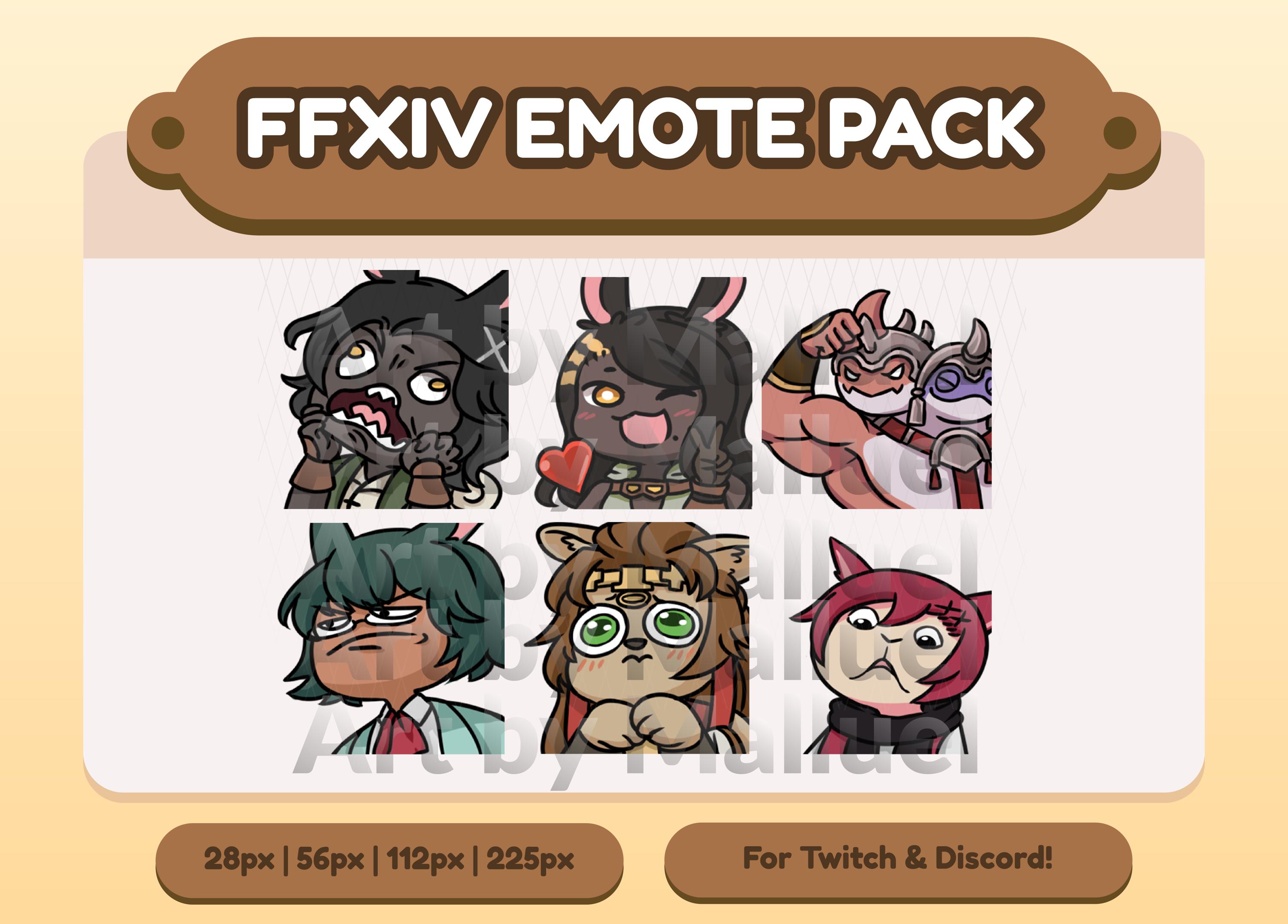 FFXIV Emote Set 4 | Dawntrail Characters - Etsy