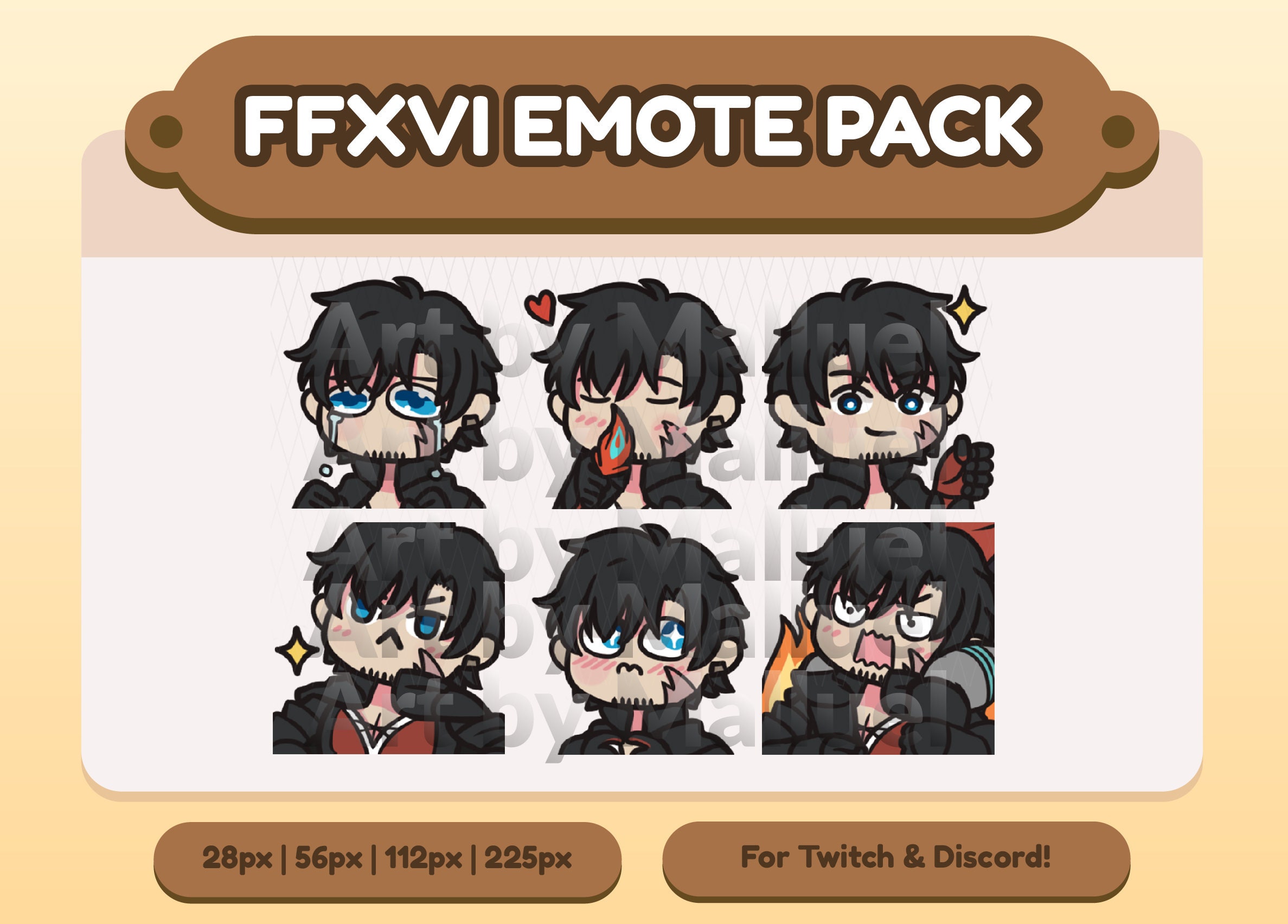 FFXVI Emote Set - Clive - Etsy