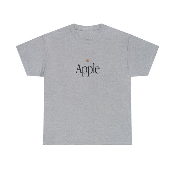 Apple Logo T Shirt - Etsy
